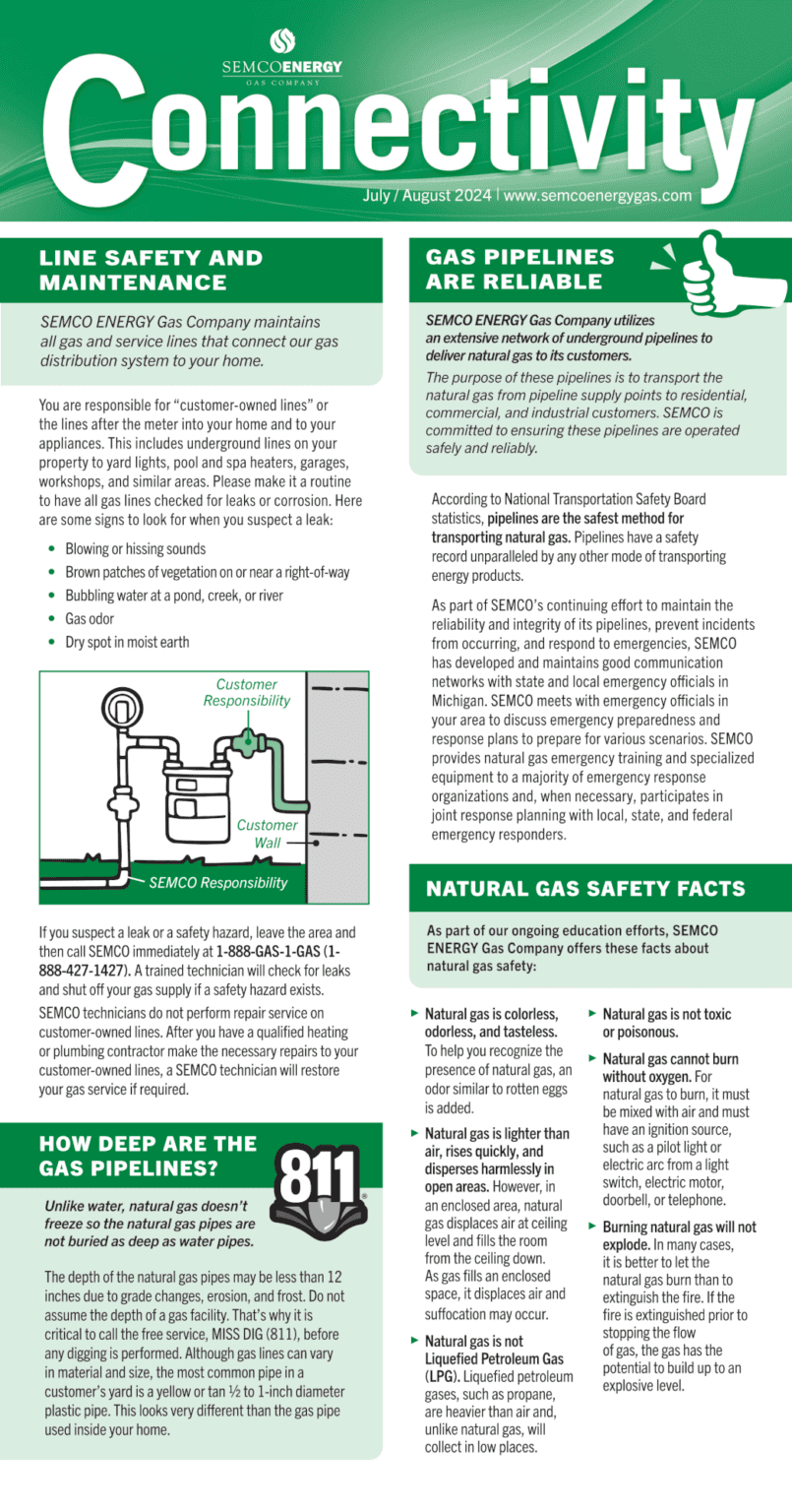Connectivity Newsletter - SEMCO Energy Gas Company