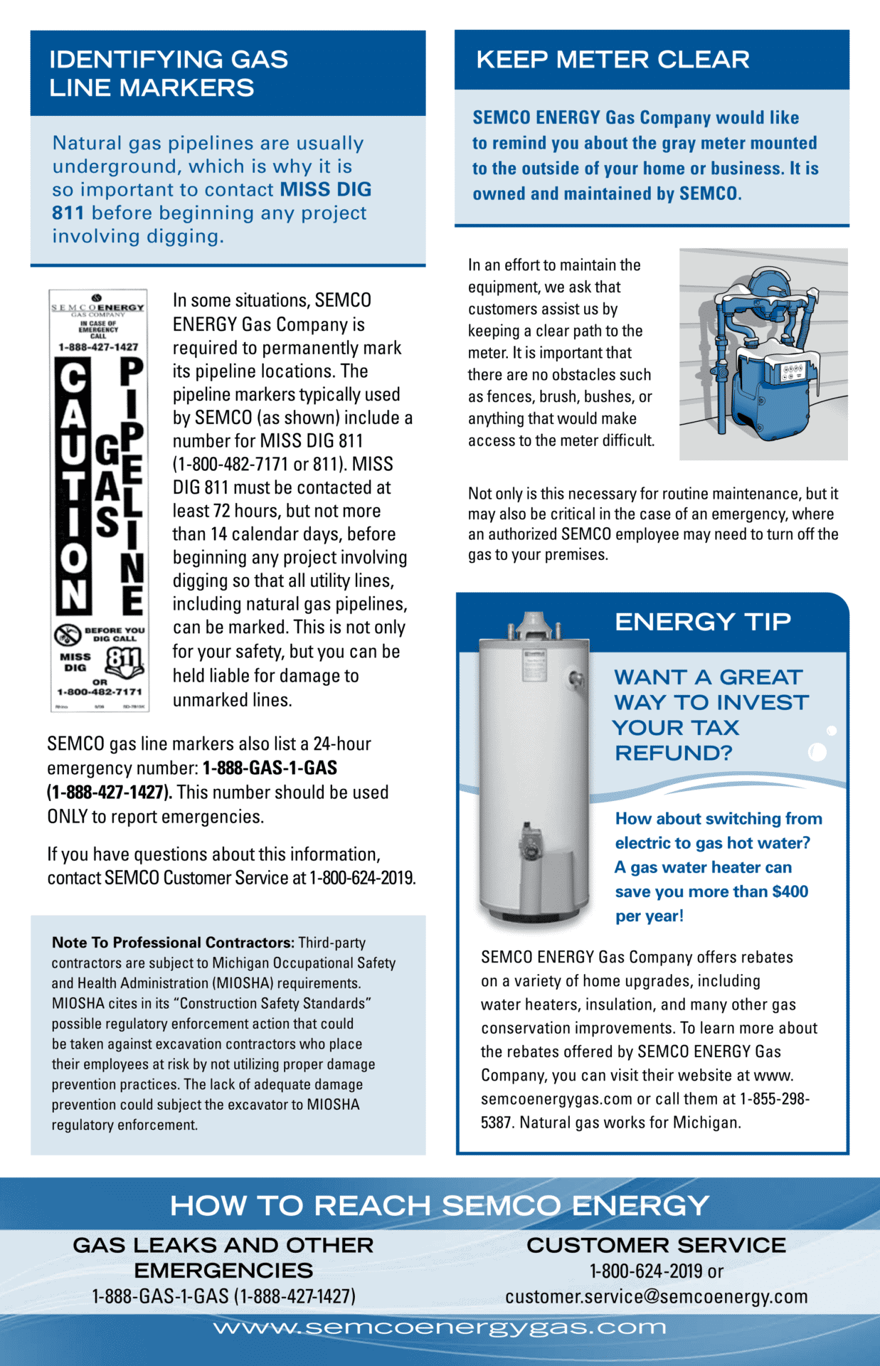 Connectivity Newsletter - SEMCO Energy Gas Company