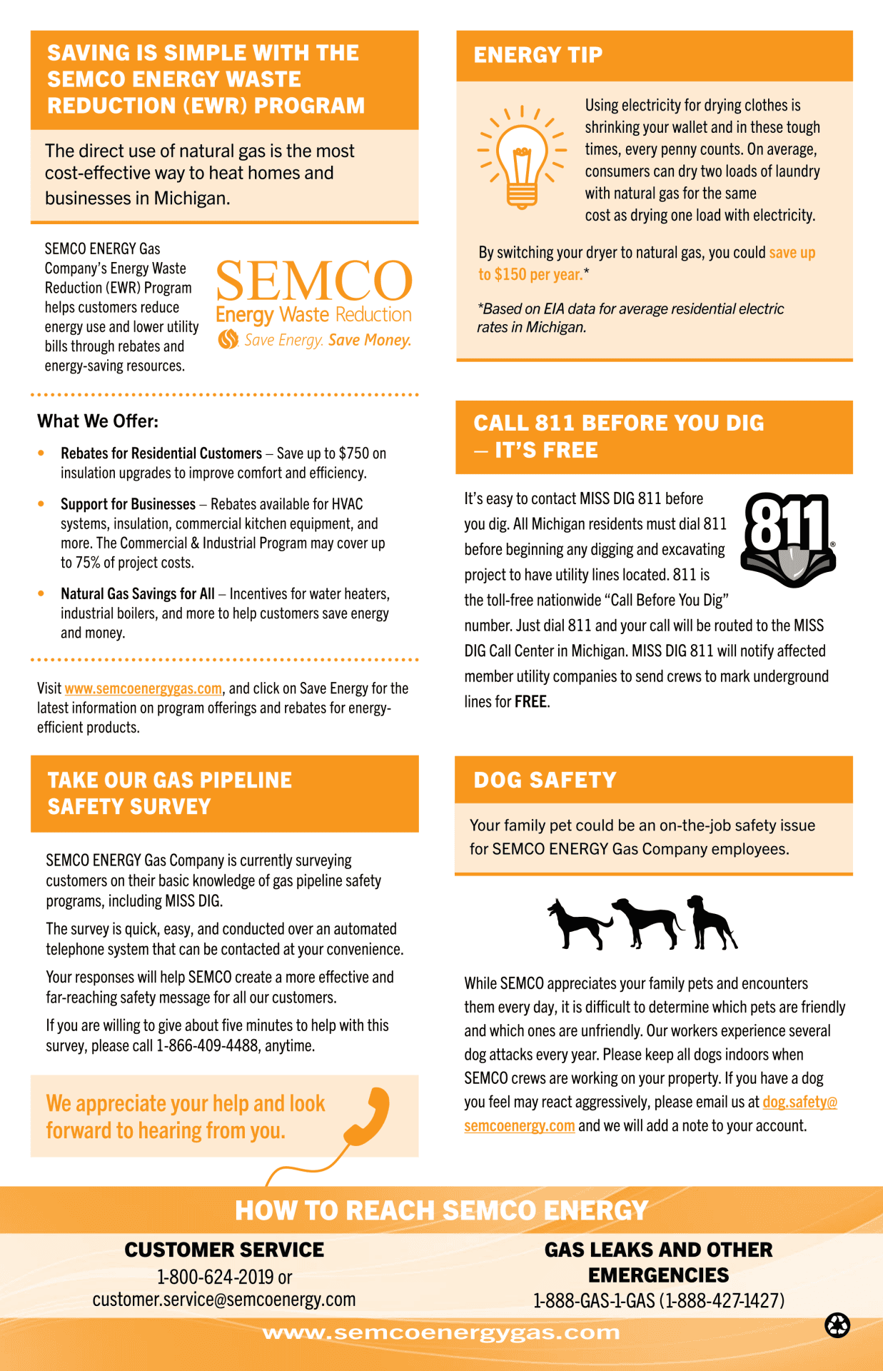 Connectivity Newsletter - SEMCO Energy Gas Company