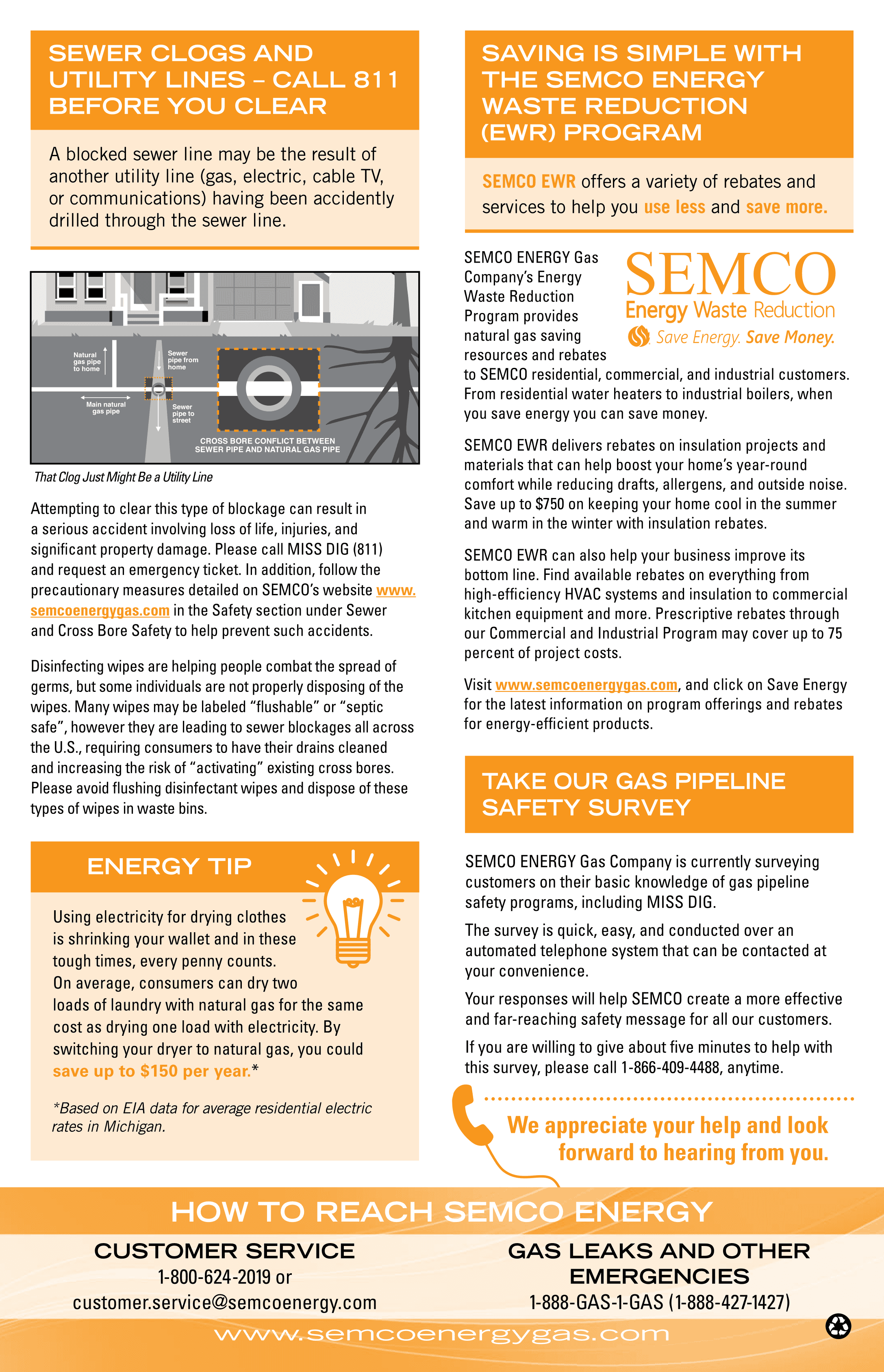 Connectivity Newsletter - SEMCO Energy Gas Company